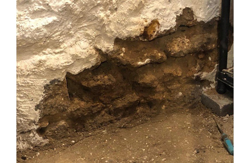 Enduit Chaux Cave Humide